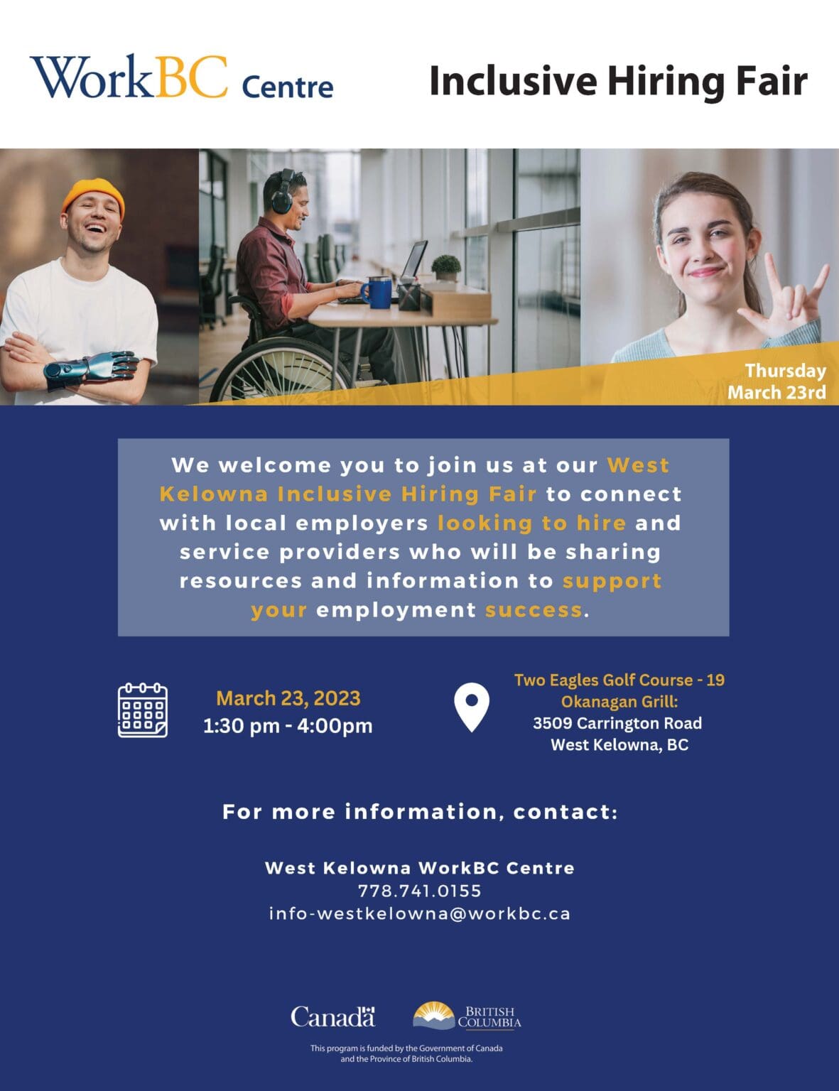 WorkBC Centre - Inclusive Hiring Fair - Central Okanagan Economic ...
